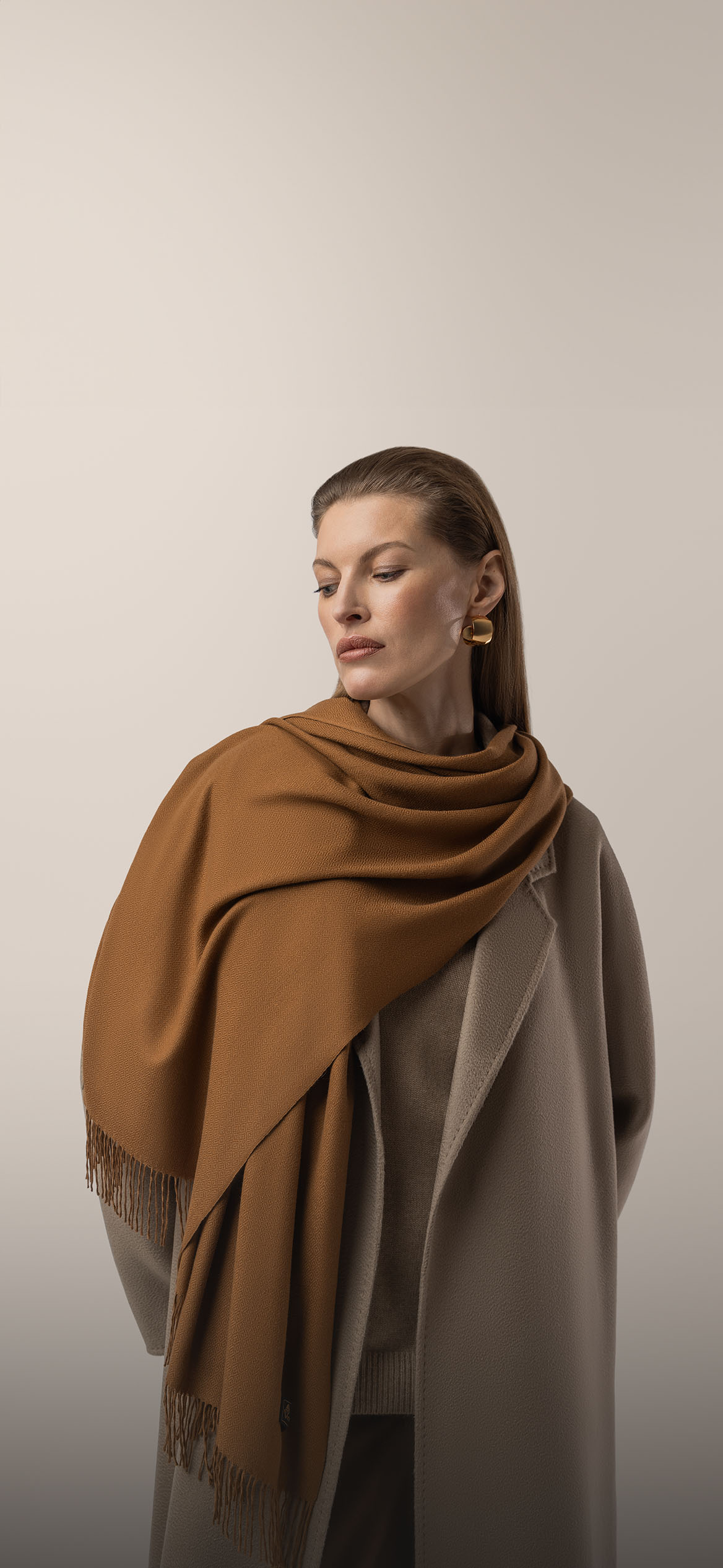 Палантин из шерсти викуньи BORK HC801 br – купить в официальном интернет-бутике БОРК, цены на сайте